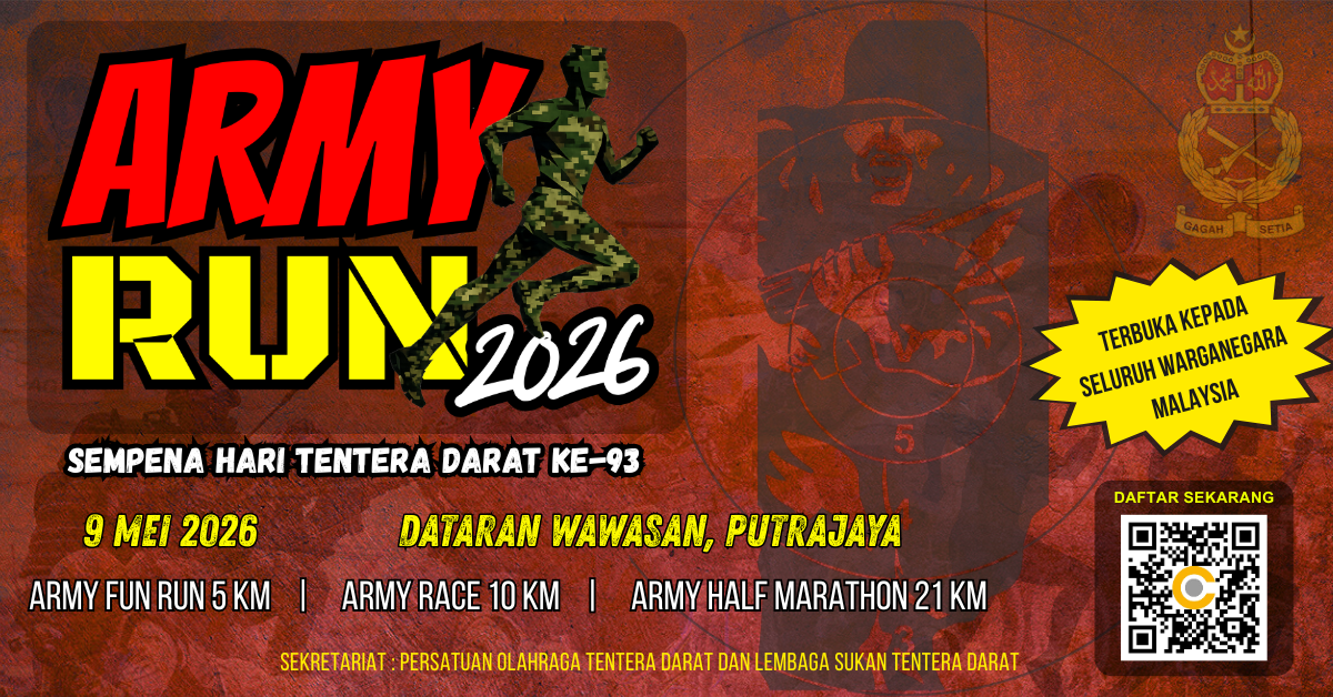 Army Run 2026 event banner - Putrajaya, Putrajaya, Malaysia