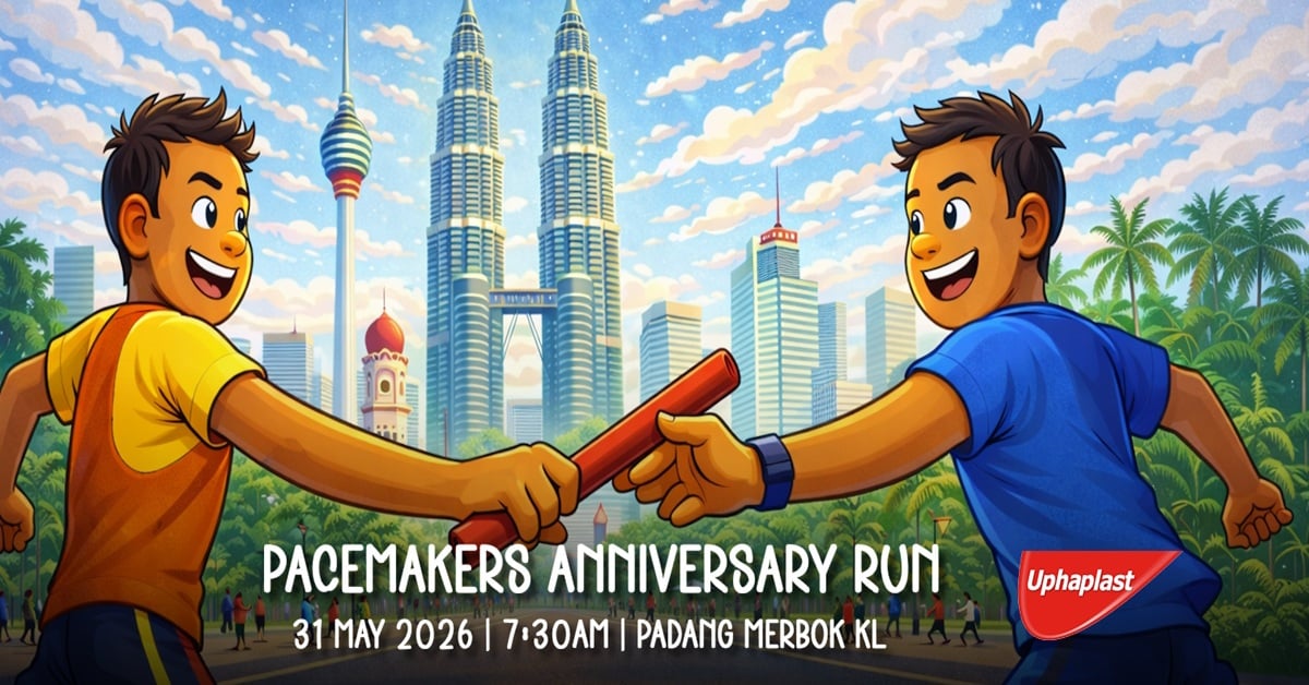 Pacemakers Anniversary Run 2026 (PAR26) event banner - Padang Merbok ...