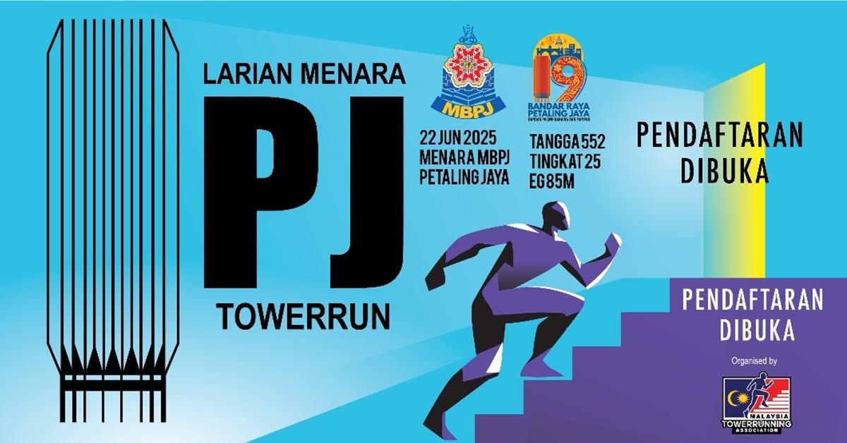 Larian Menara PJ 2025 event banner - Menara MBPJ, Petaling Jaya ...