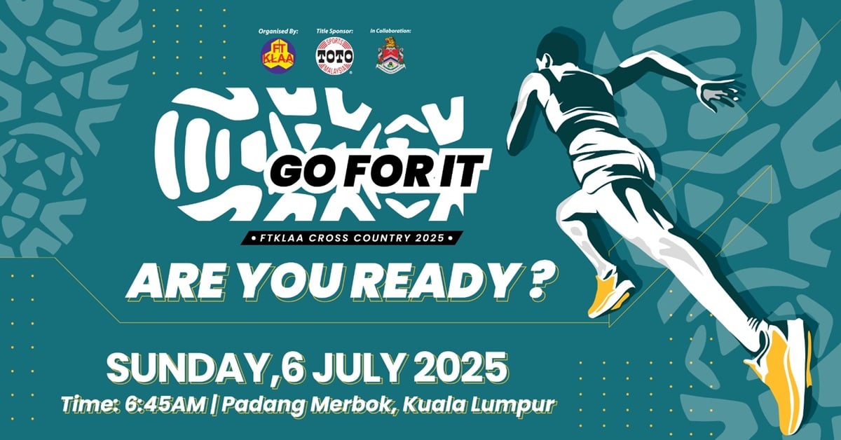 Go For It! FTKLAA Cross Country 2025 event banner - Padang Merbok ...