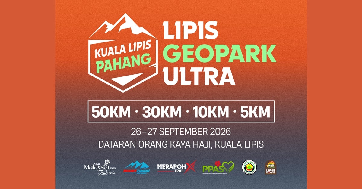 Lipis Geopark Ultra 2026 event banner - Dataran Orang Kaya Haji, Kuala ...
