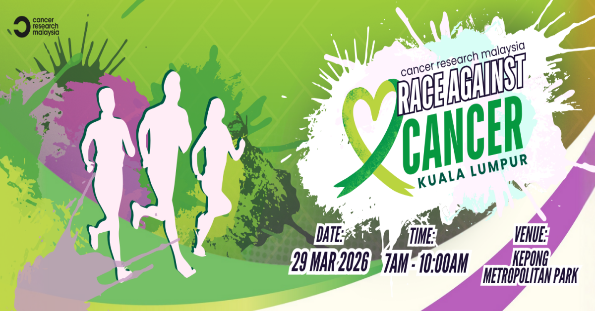 Race Against Cancer Run 2026 event banner - Kepong Metropolitan Park ...