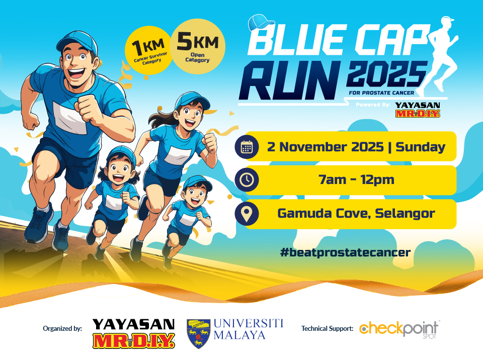 Blue Cap Run 2025 For Prostate Cancer (Powered by Yayasan Mr. D.I.Y.)