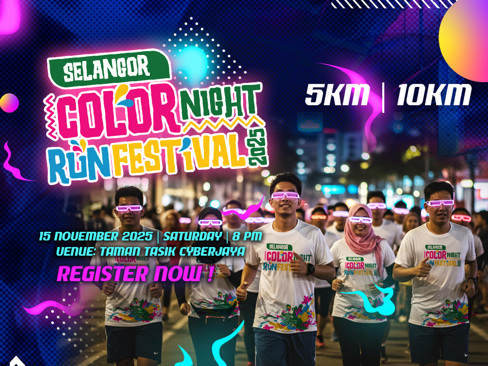 Selangor Color Night Run Festival 2025