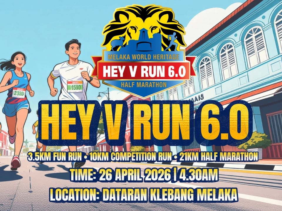 Melaka World Heritage Half Marathon Hey V Run 6.0