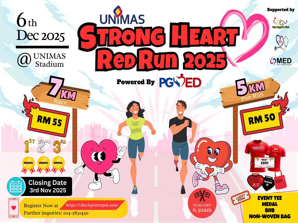 UNIMAS Strong Heart Red Run 2025